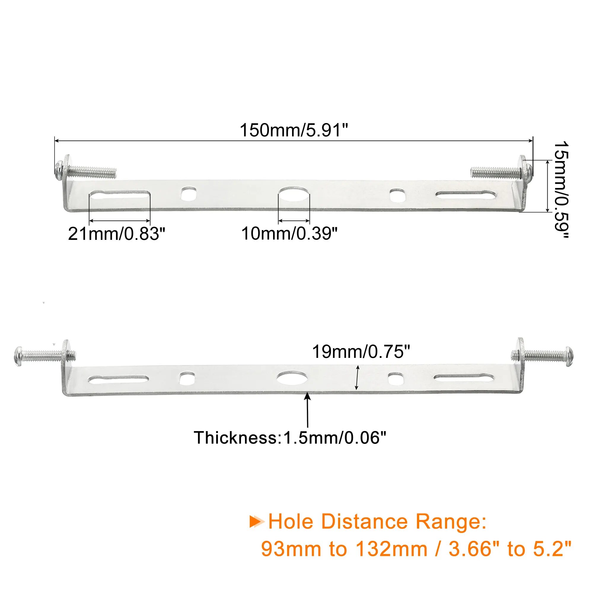 Крепление для люстры 150x19x15mm, Цвет: 150x19x15mm 3Set