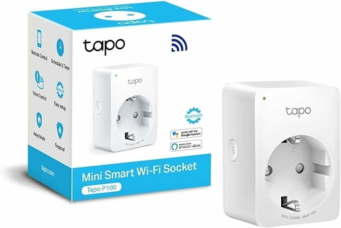 TP-Link Tapo P100 Умная домашняя умная розетка (упаковка 1 шт.)