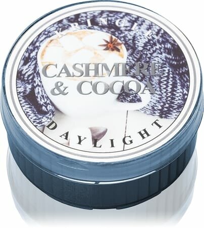 Свеча Kringle Candle Cashmere & Cocoa, ароматическая, плавающая, в подсвечнике, 4,2 г