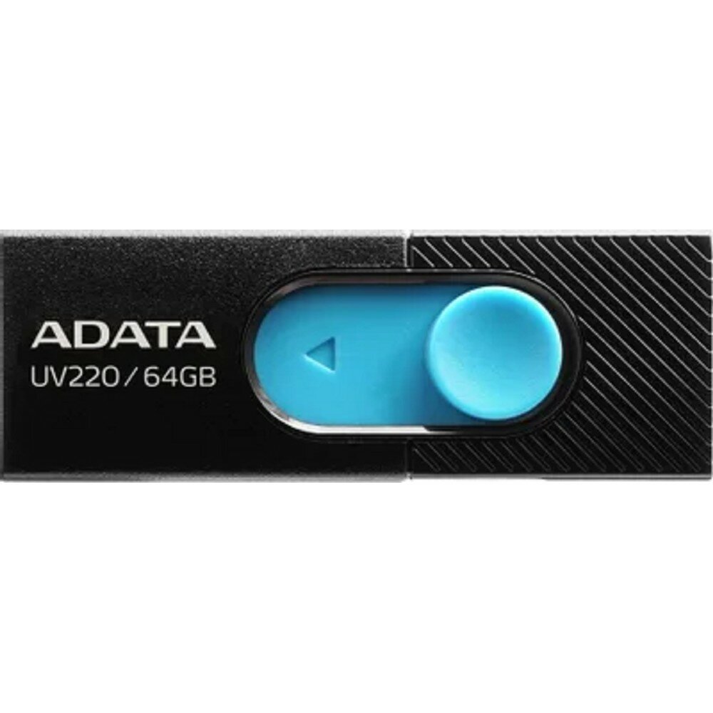 Флешка USB Flash A-Data AUV220-64G-RBKBL, Черный 64 ГБ