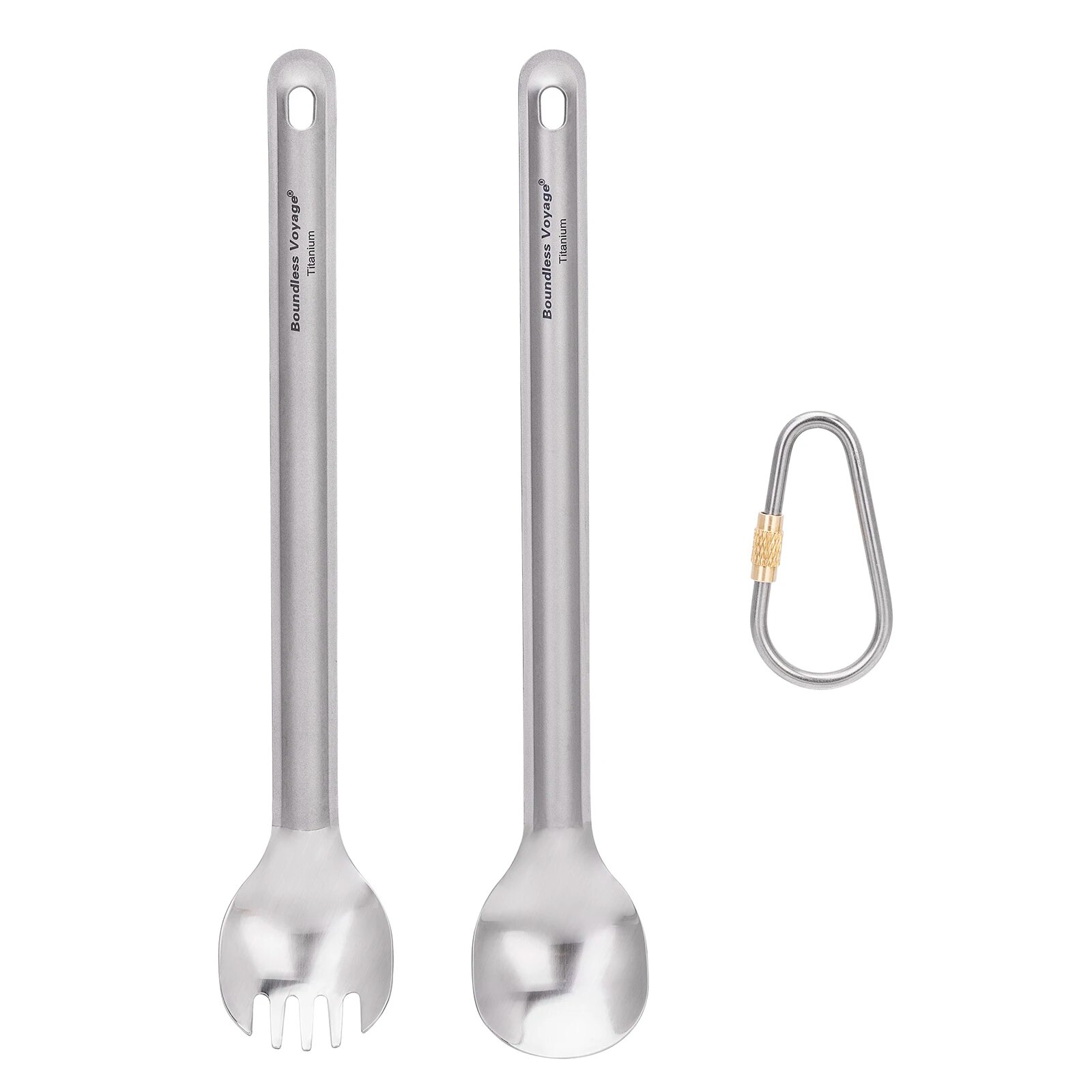 Ложка-вилка Boundless Voyage из титана, 1033T frosted