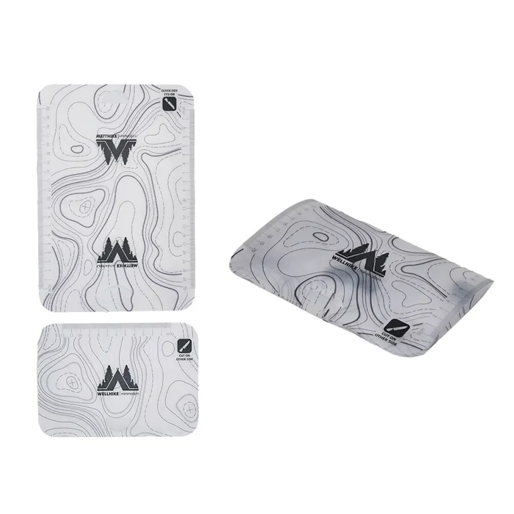 Складной набор посуды для кемпинга, White chopping board