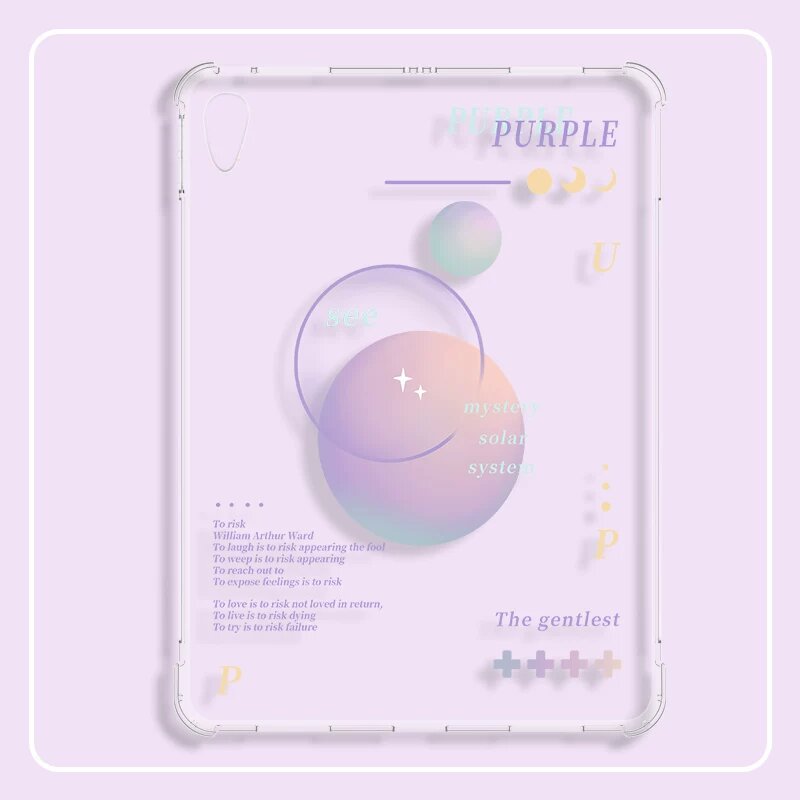 Подходит для защитного чехла для iPad, iPad9 Planet Student 2021, мягкого чехла для планшета, iPad Pro, прозрачного