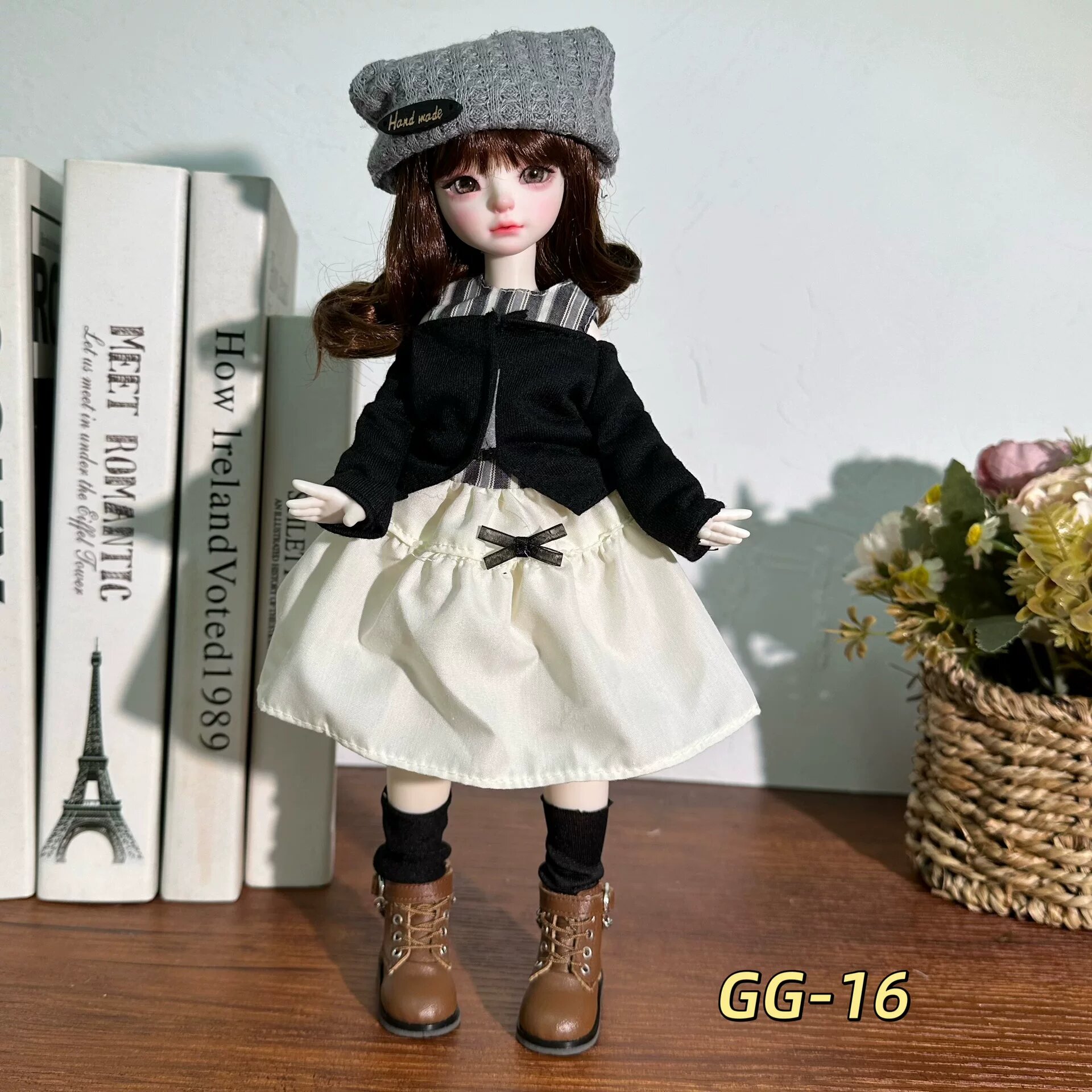 Одежда для кукол BJD, 6 предметов, комплект одежды для куклы 30cm шт, аксессуары для кукол BJD, платье для куклы Ghost