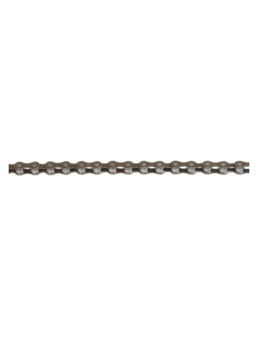 Цепь 112зв. 8,6мм S1 Wide Brown, с замком коричневая, 1 скорость КМС NEW 1/2"х1/8"