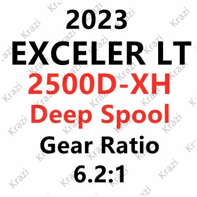 DAIWA EXCELER LT 2500D-XH, безынерционная катушка