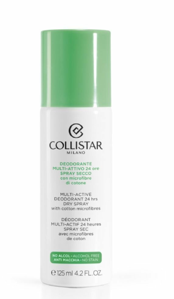 COLLISTAR Дезодорант-спрей Multi-active Deodorant 24 125мл — фото 1