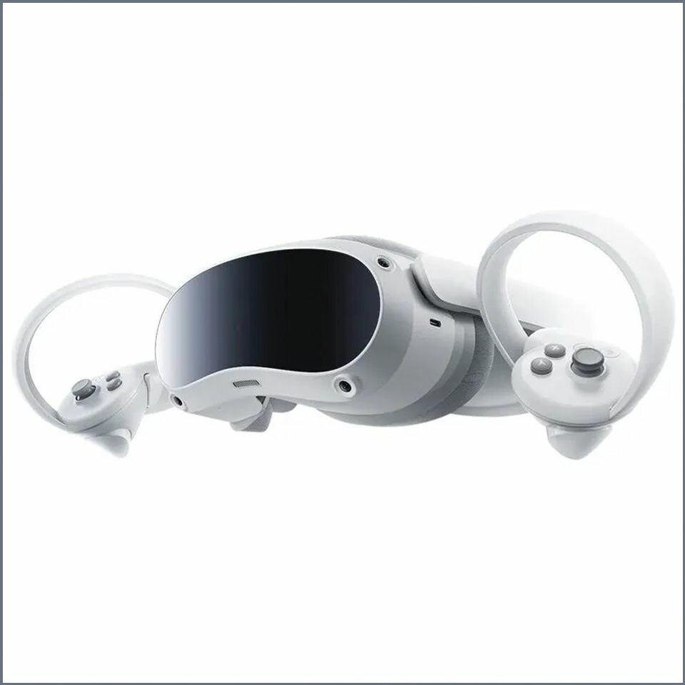 Виртуальные 3D-очки Pico 4 Pro VR, 512 ГБ, 98% абсолютно новый, глобальная версия, поддержка русского языка, европейский штекер, удобно носить (не совсем новая)