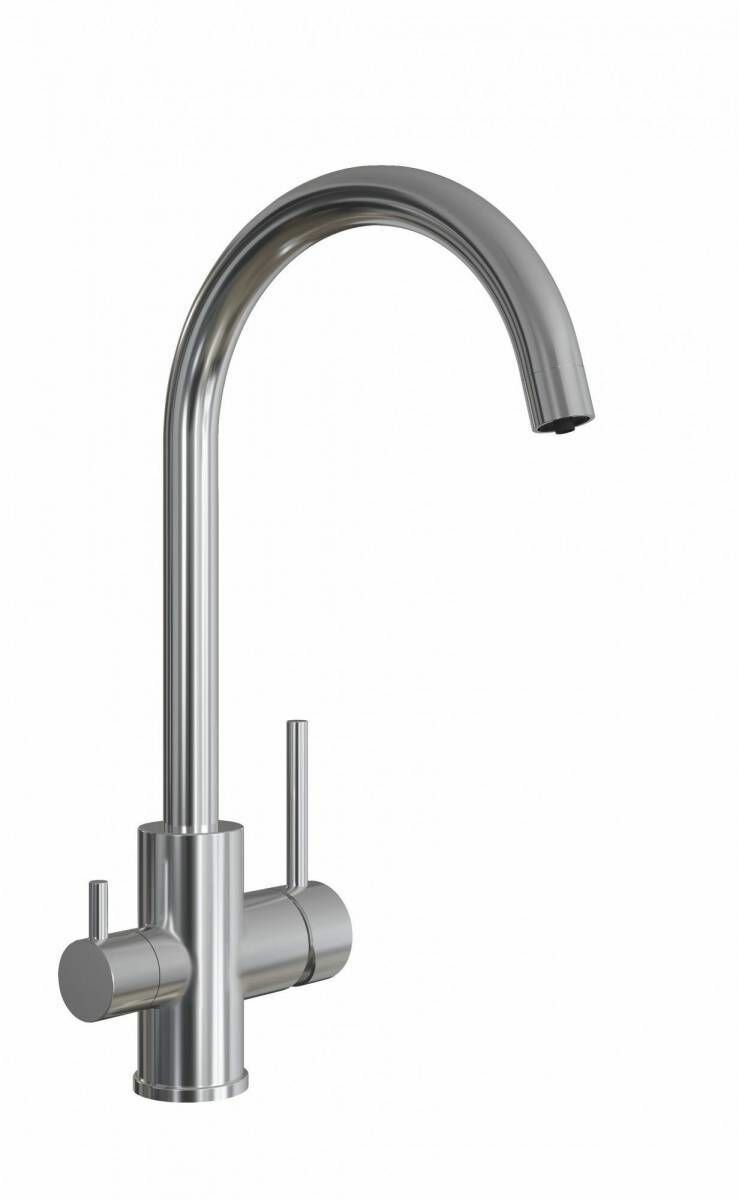 Смеситель для кухни Florentina клио SS, нержавеющая сталь (KLIO Stainless steel), шт
