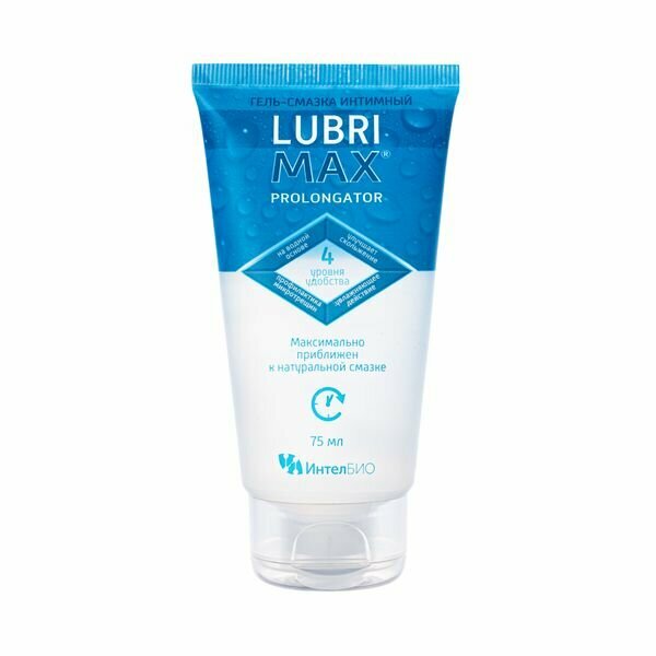 Гель-смазка интимный Prolongator Lubrimax/Лубримакс туба 75мл
