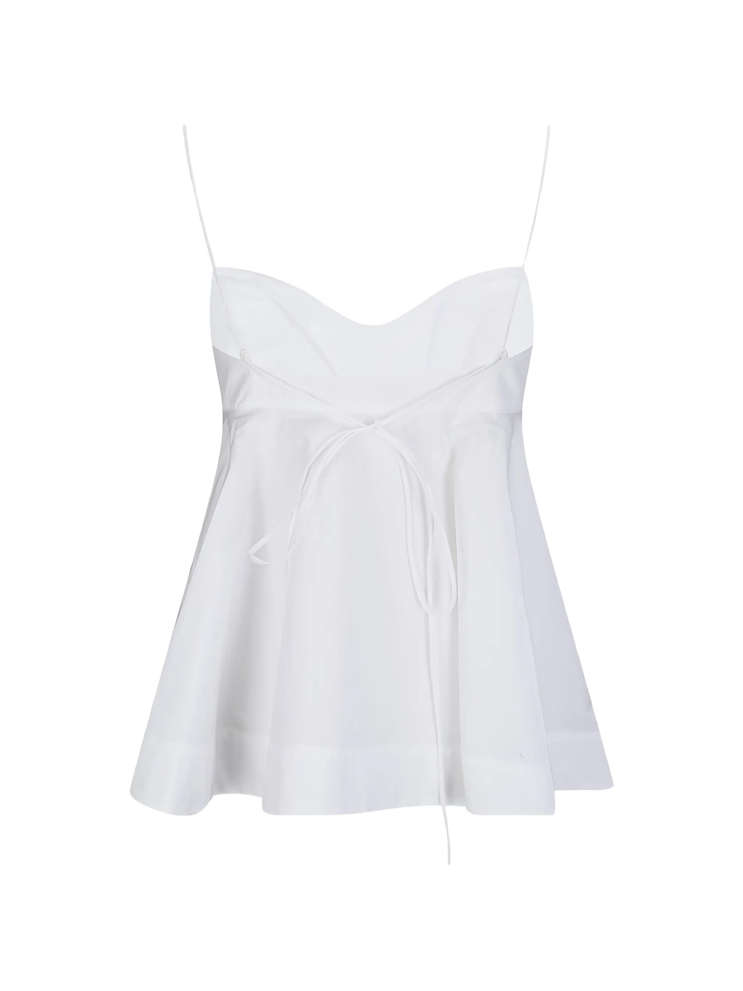 Топ ROHE Bustier peplum top, размер 36, white — фото 1