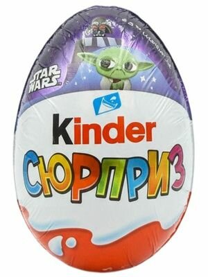 Шоколадное яйцо Киндер Сюрприз Star Wars 1 шт