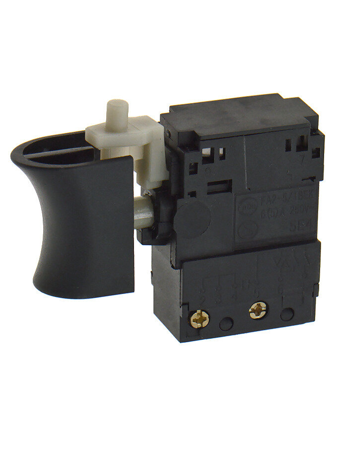 Выключатель FA2-5/1BEK 6(5)A 250V 5E4 для дрели-шуруповерта ELITECH ДШ 0110РЭ