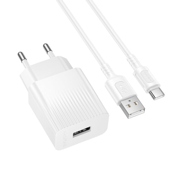 Зарядное устройство для телефона с кабелем Type-C, 10.5W, 1 м