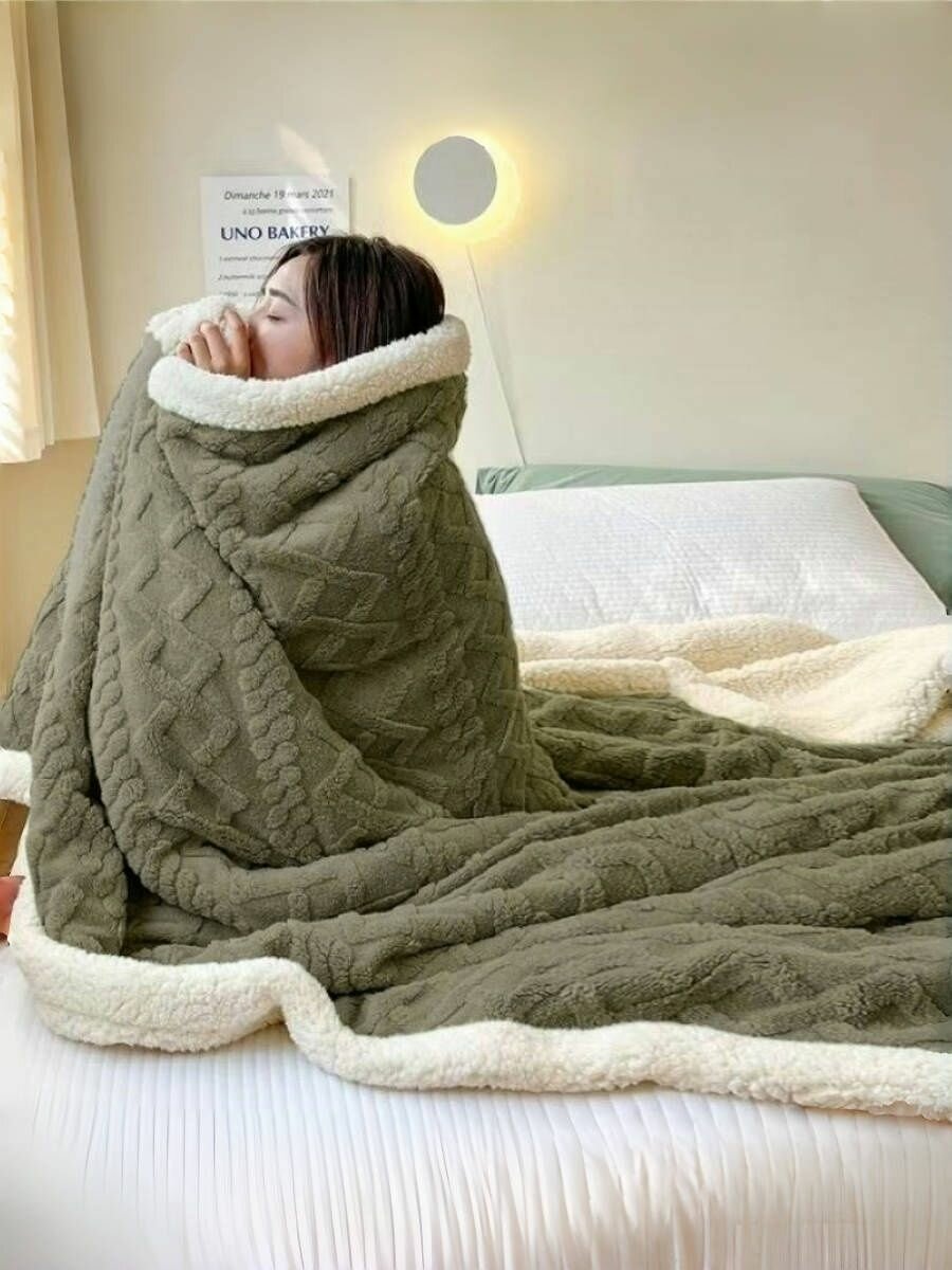 Плед плюшевый , Кашемир, 180 см х 200 см