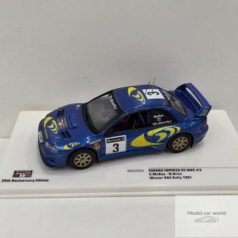 IXO 1/43 IMPREZA S5 WRC № 3 1997 Модель гоночного автомобиля Subaru из сплава 1Z