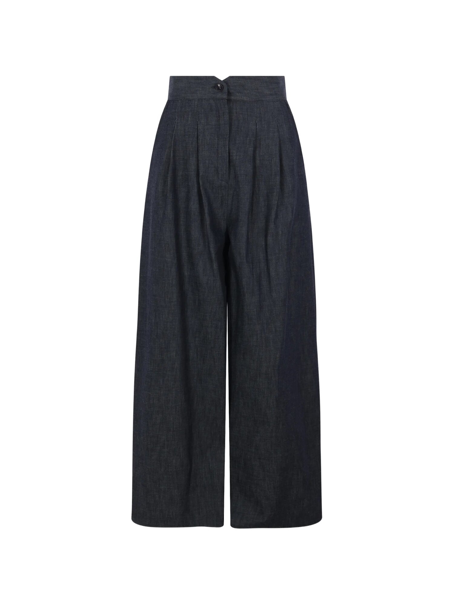 Джинсы Pleated wide-leg jeans 