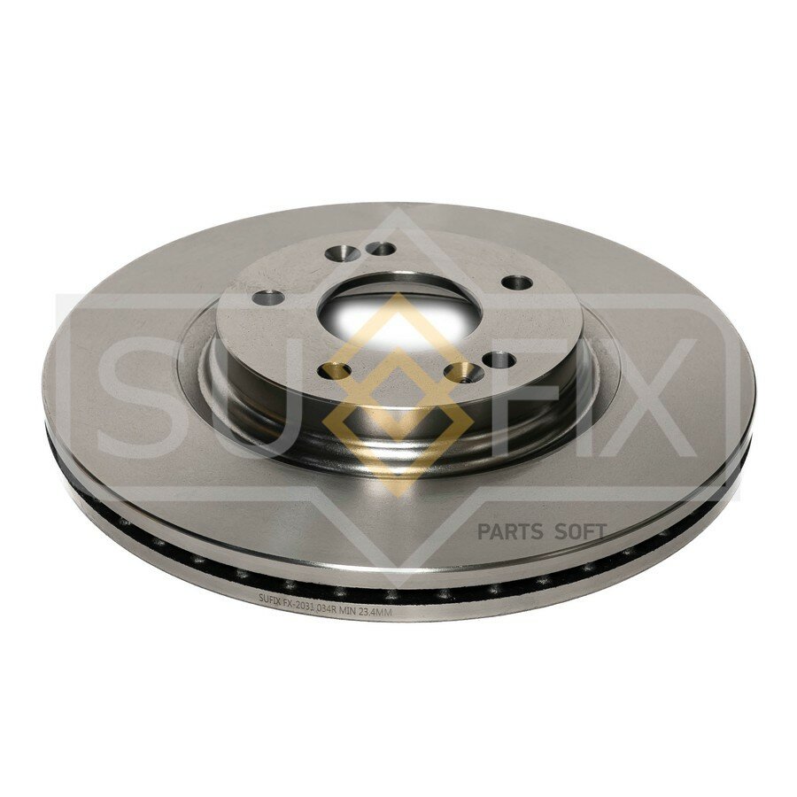 SUFIX FX-2031 Диск тормозной вентилируемый передний (305x25)