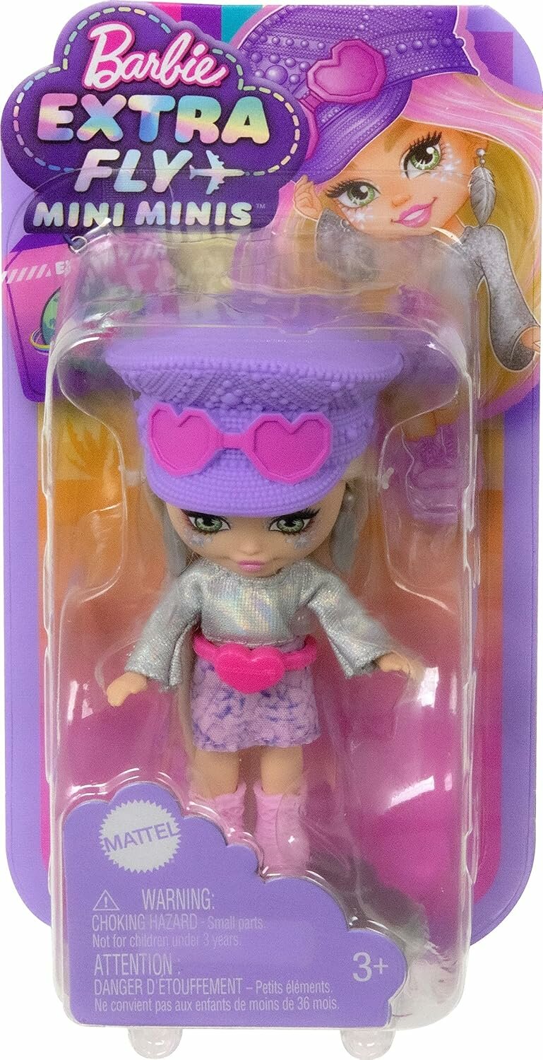 Кукла для девочки барби мини 8см Barbie Extra Mini Minis HPN07