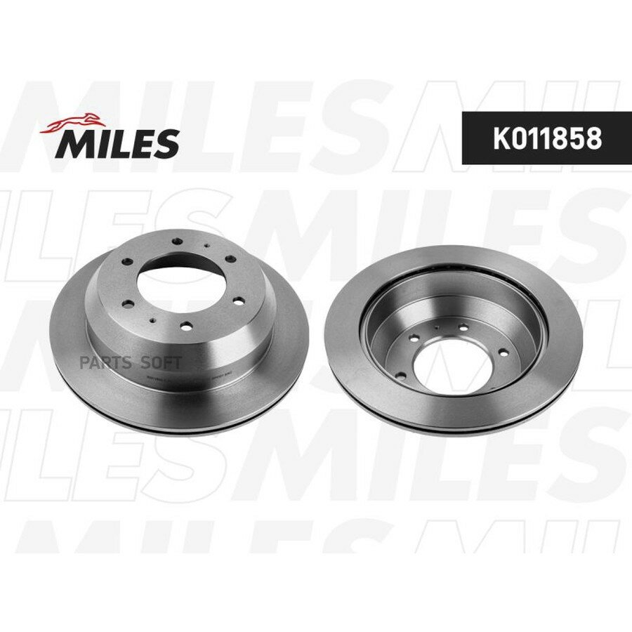 Диск тормозной GREAT WALL HOVER H3/H5 05- зад. вент. D 313мм. MILES K011858