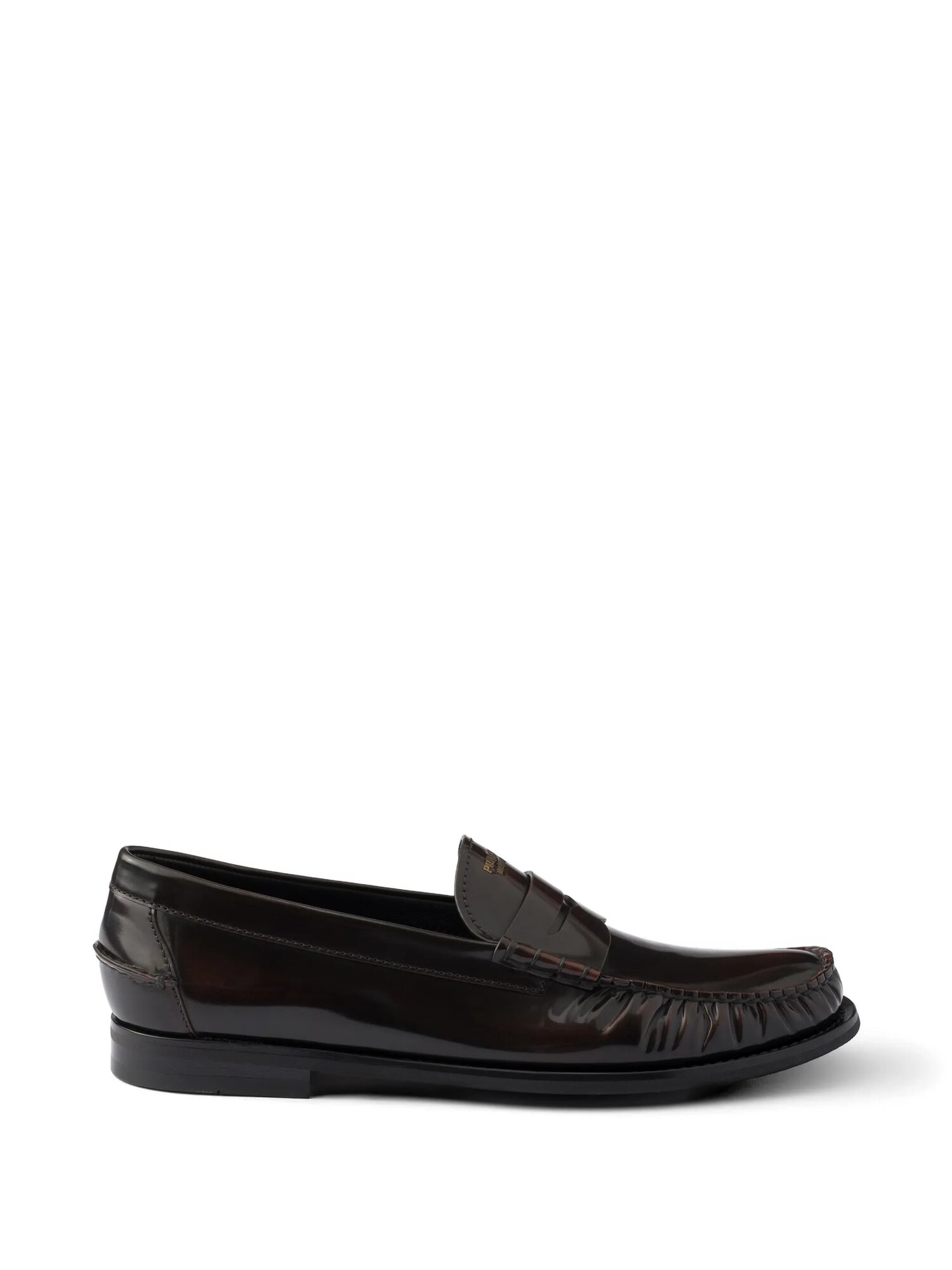 Лоферы Brushed leather loafers