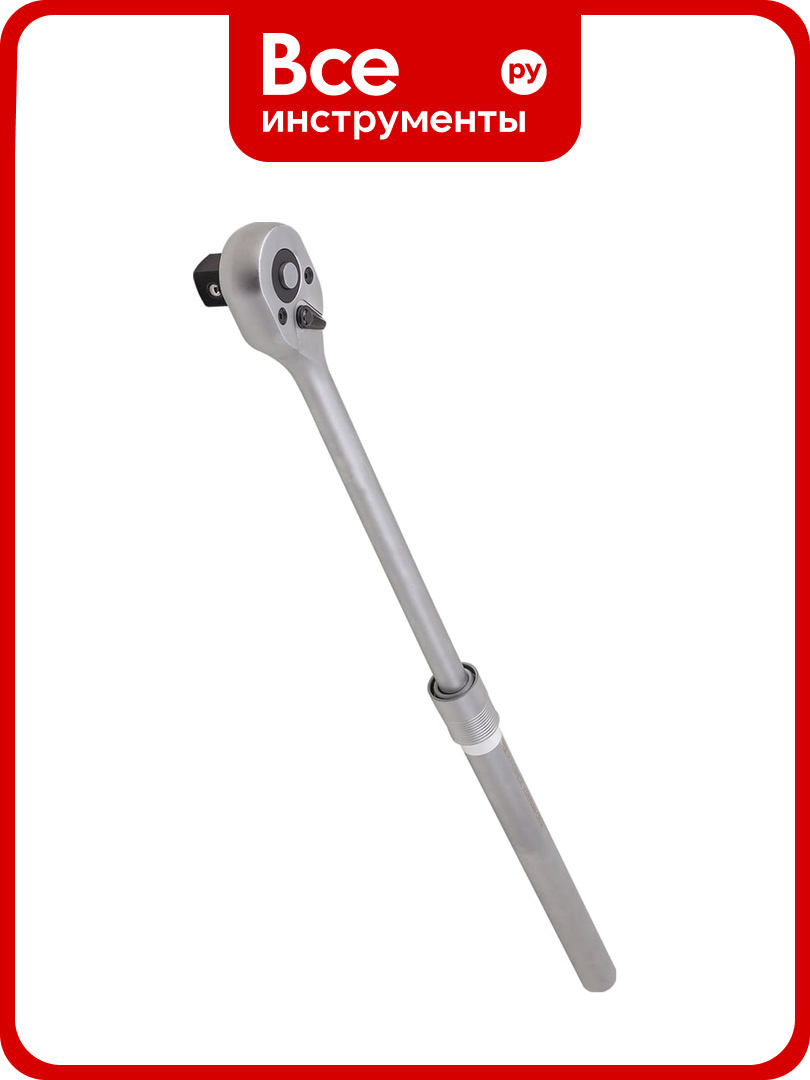 Трещотка реверсивная телескопическая Rockforce 1 500-760 мм RF-8028760W(63572) полупрофессиональная CrV конструкция