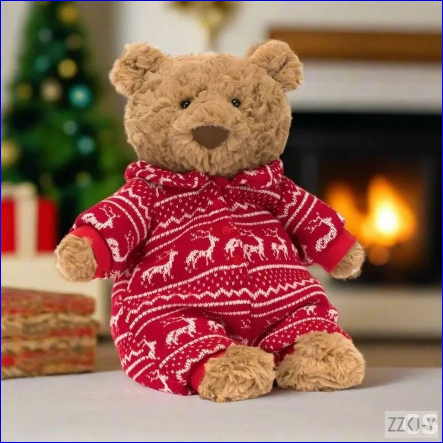 JELLYCAT Медведь в красной одежде/Милая плюшевая игрушка Toy