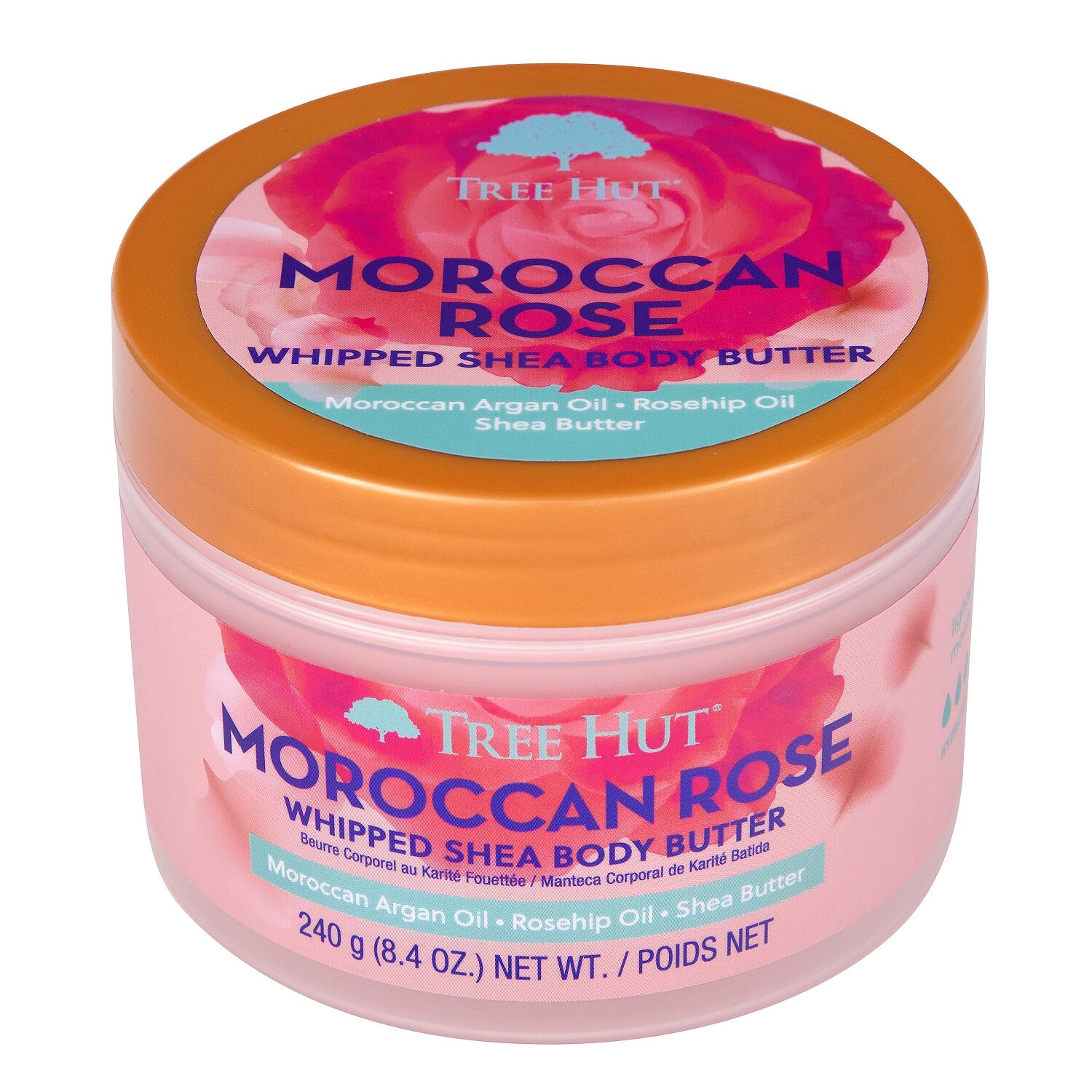 TREE HUT Moroccan Rose Крем-баттер для тела с ароматом марокканской розы 248 мл