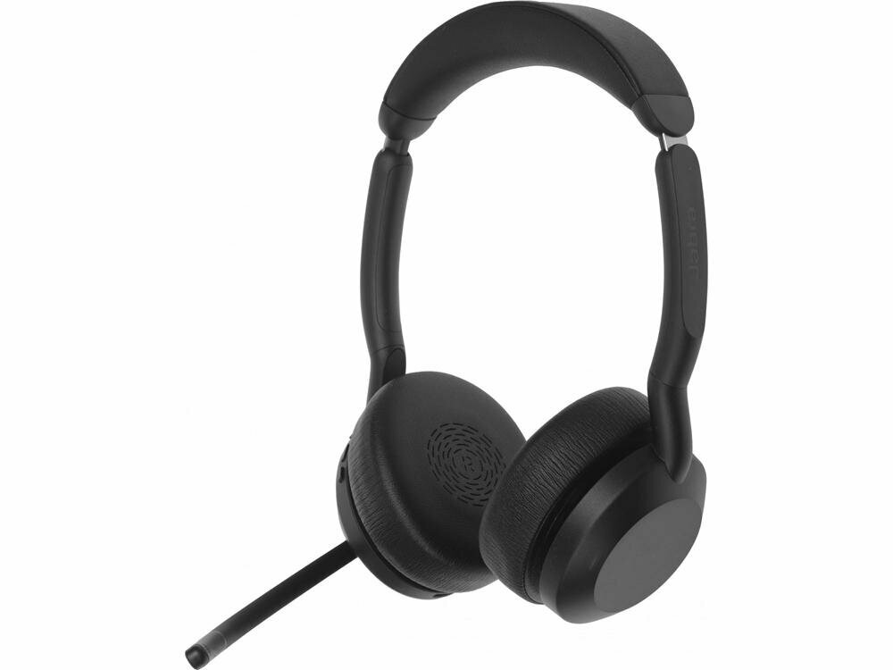 Наушники с микрофоном Jabra Evolve2 55 Link380c MS Stand черный накладные BT оголовье (25599-999-889)