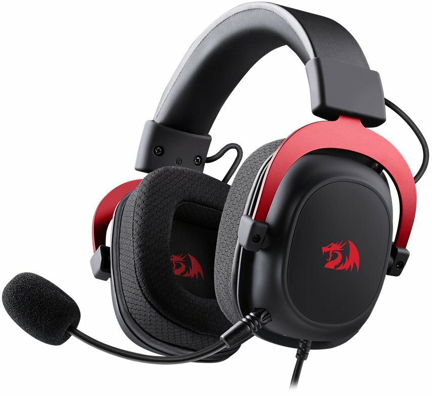 Гарнитура Defender Redragon Zeus CV черный+красный