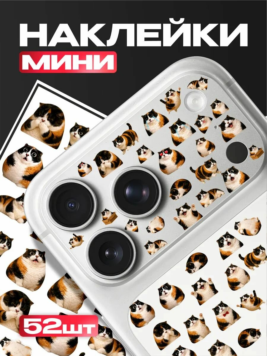 Мини стикеры на телефон Котость мем