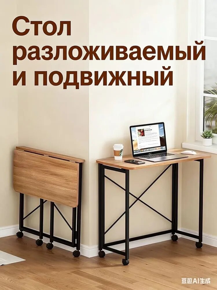 Стол-книжка Откидной, 80х40х75 см
