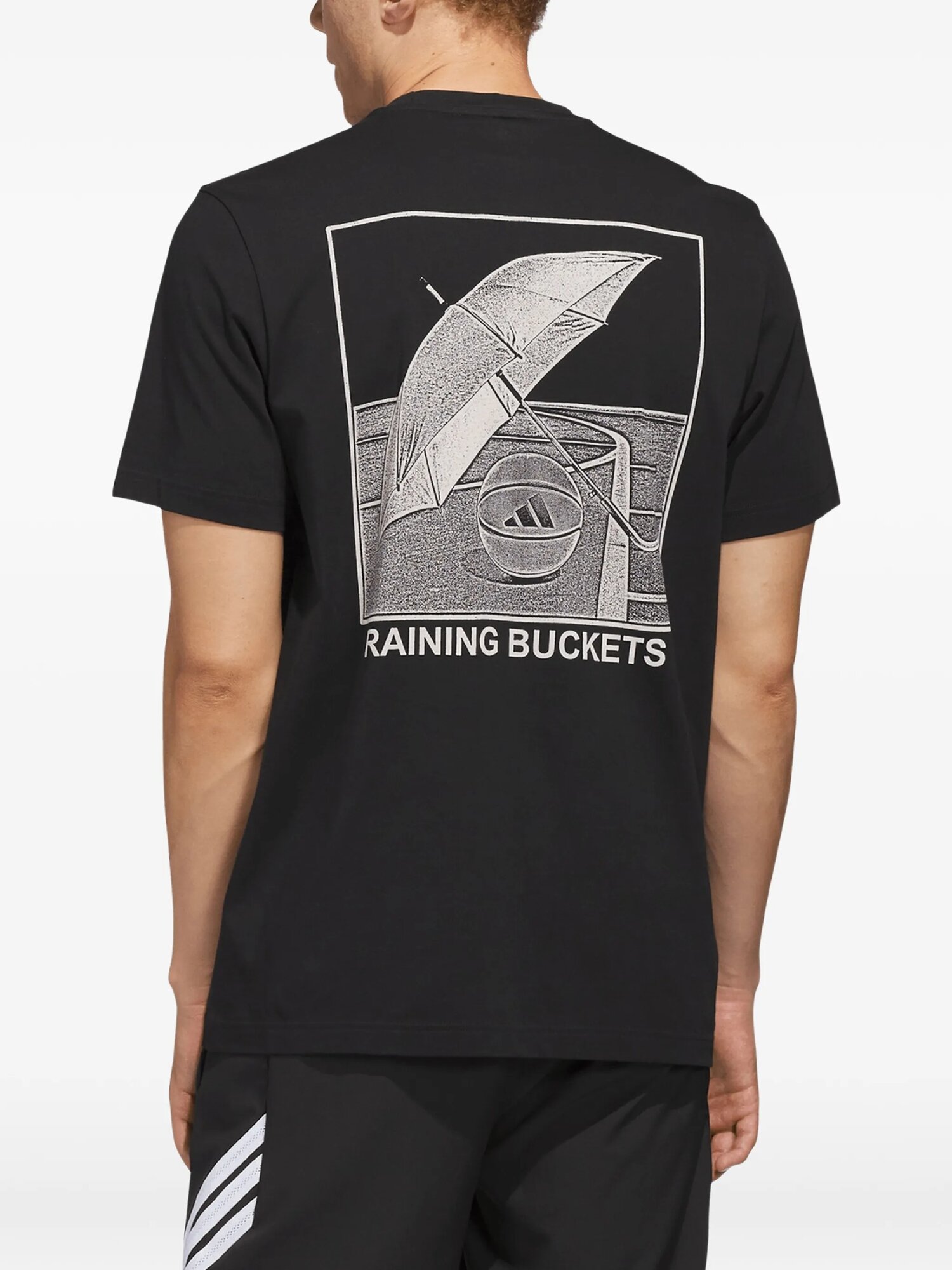 Футболка adidas Raining Buckets, размер 50 GER, черный — фото 1