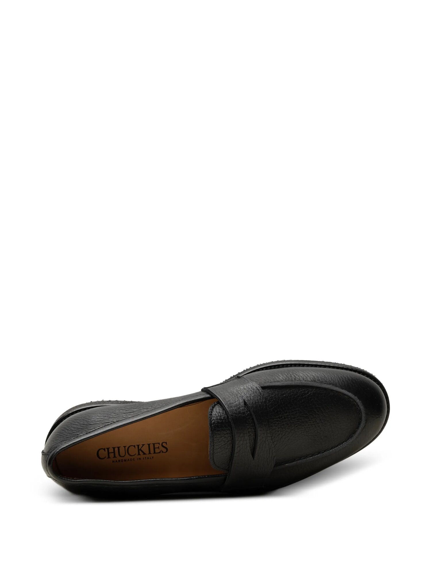Лоферы  Leather penny loafers, размер 44, black/black — фото 1