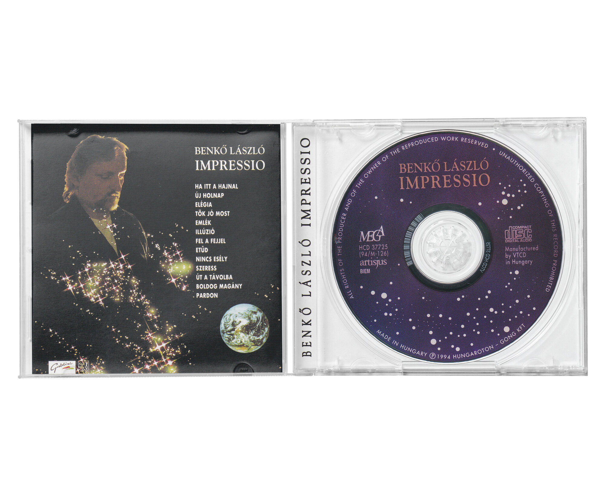 Benko Laszlo (ex. Omega) - Impressio, 1994, 4-page, CD-Аудио — фото 1