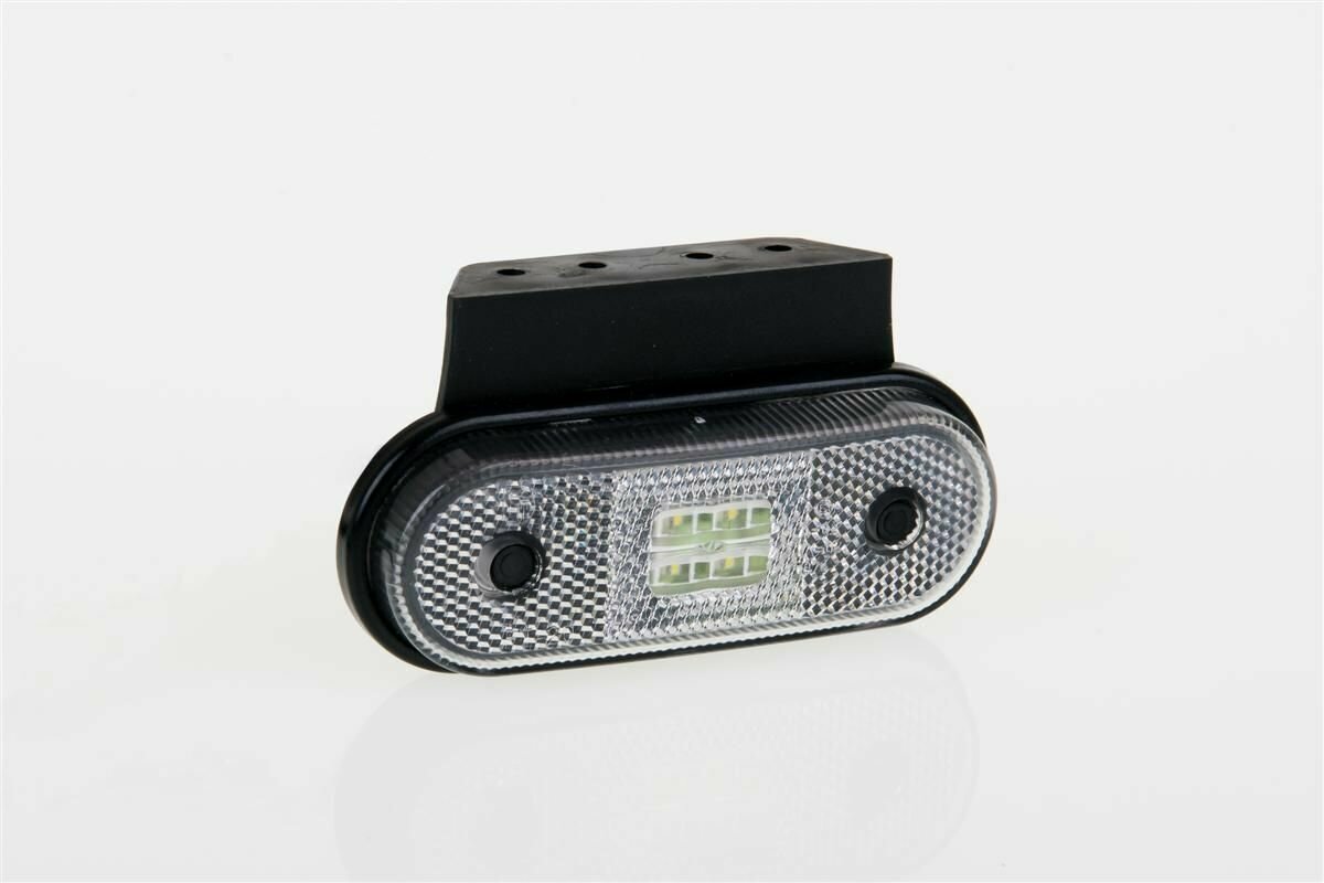 Фонарь габаритный прицепа FT-020 B+K LED белый с кронштейном Fristom