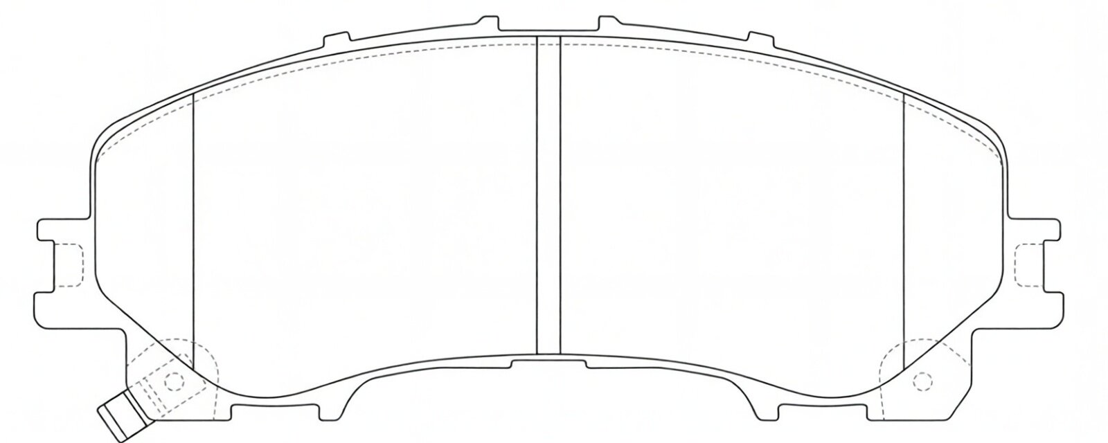Колодки тормозные дисковые передние, комплект NiBK PN2808