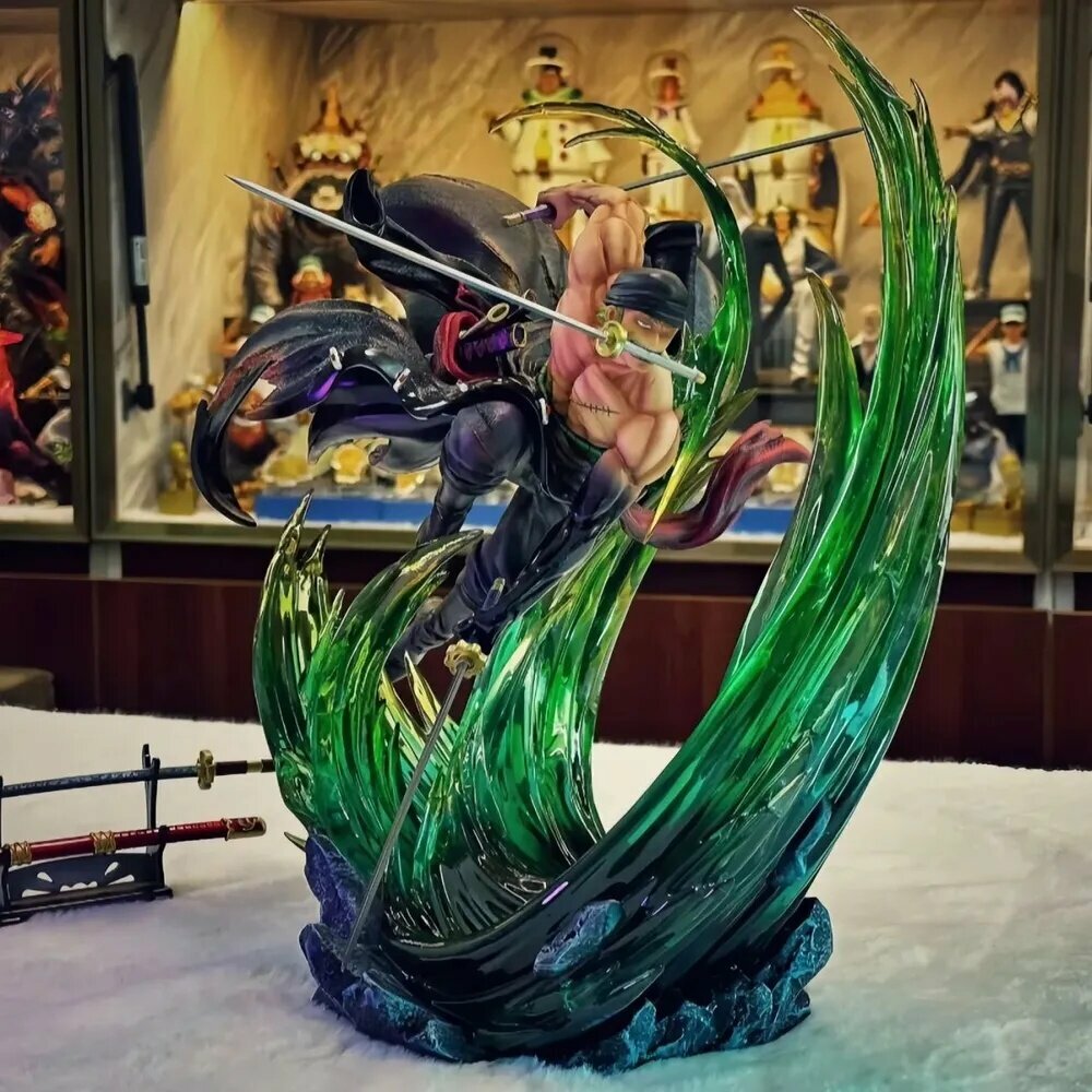 Фигурка Ван Пис: Зоро Демон Острова Онги Огни Ада/ One Piece Zoro Onigashima (24см