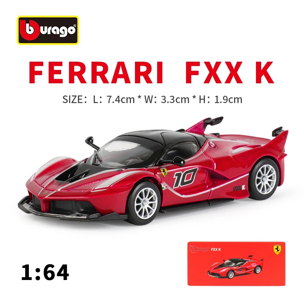Bburago Ferrari FXX K 1:64, красный