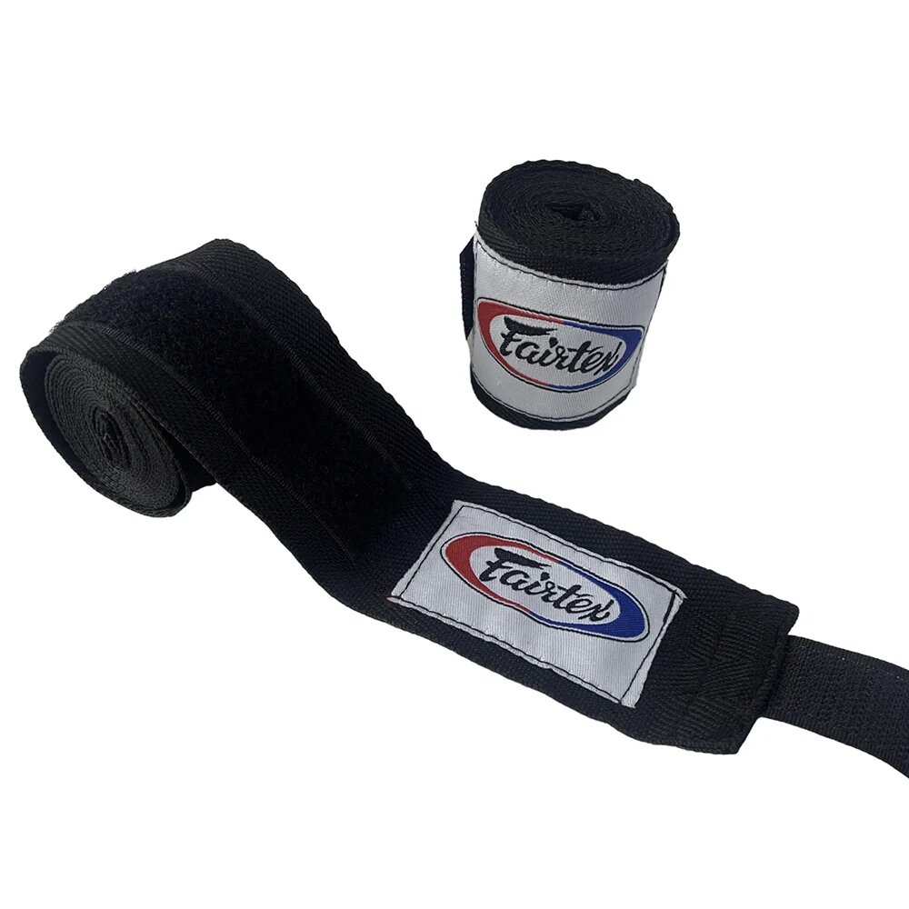 Fairtex боксерские бинты черные 3 м