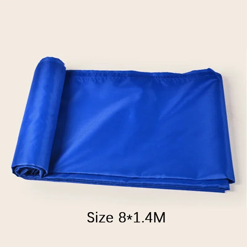 Синяя скользящая ткань 8x1,4 м