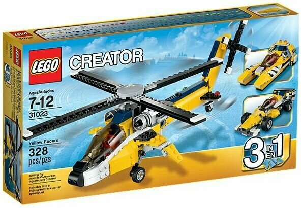 Конструктор LEGO Creator 31023 Yellow Racers (Жёлтый скоростной вертолет)