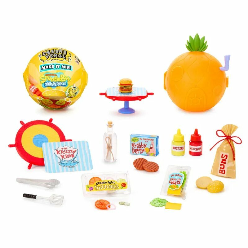 MINI VERSE SpongeBob SquarePants Рукодельные игрушки-сюрпризы для девочек