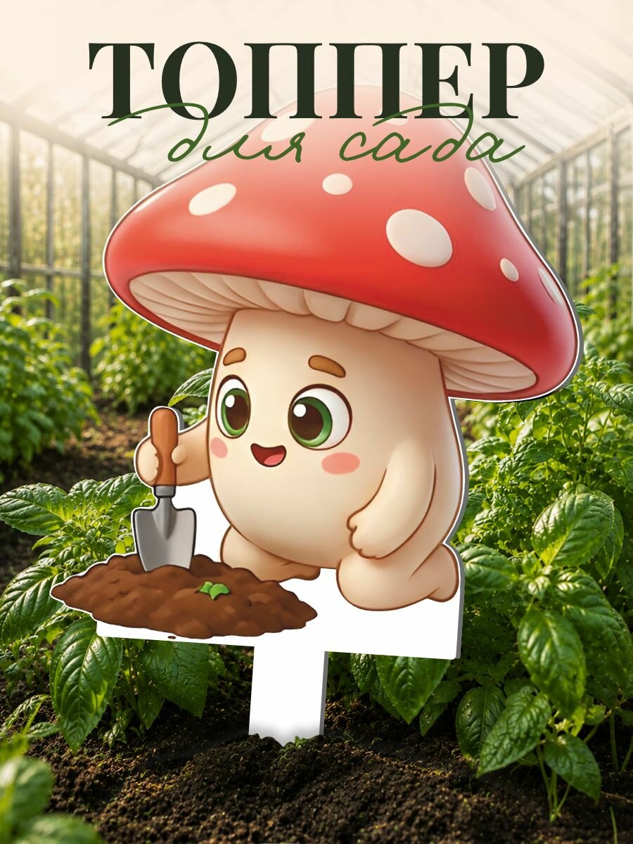 Фигурки для сада Гриб- Сад