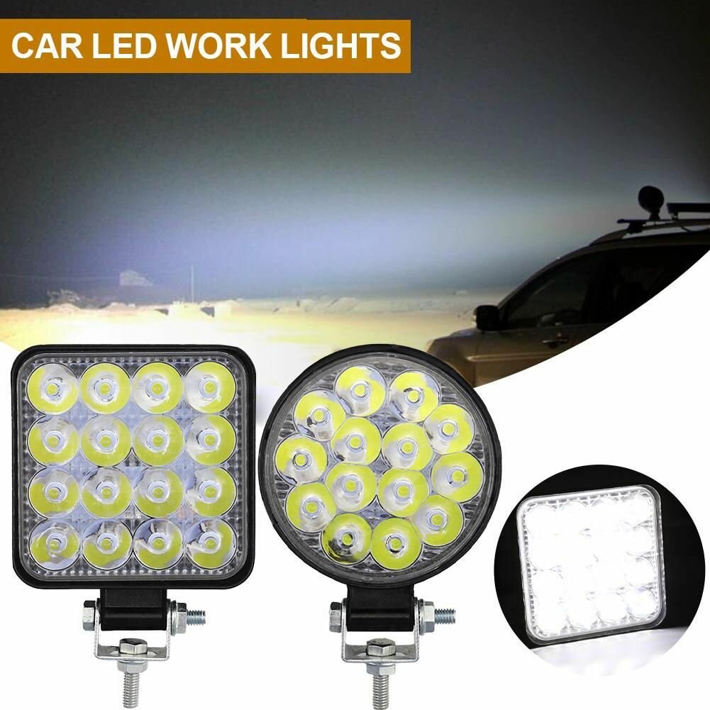 Противотуманные фары светодиодные вспышки/ LED / 42w