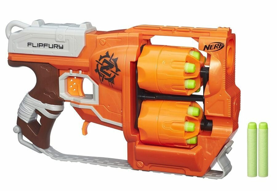 Бластер Nerf Зомби Страйк Переворот (Flipfury), серия Zombie Strike (A9603)