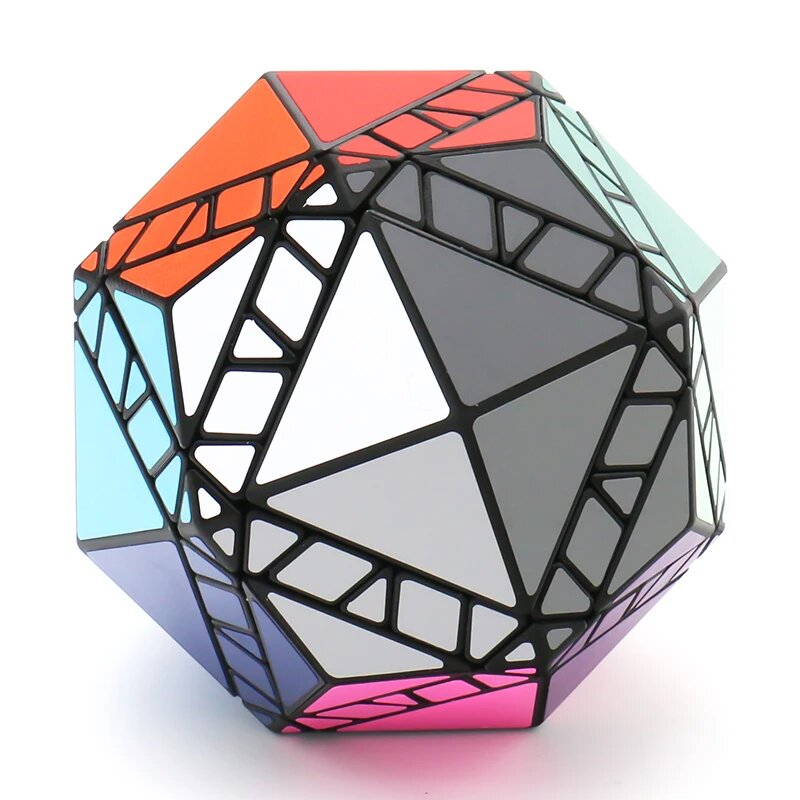 GeCube Mixup Skewb Icositetrahedron Черно-белый Black