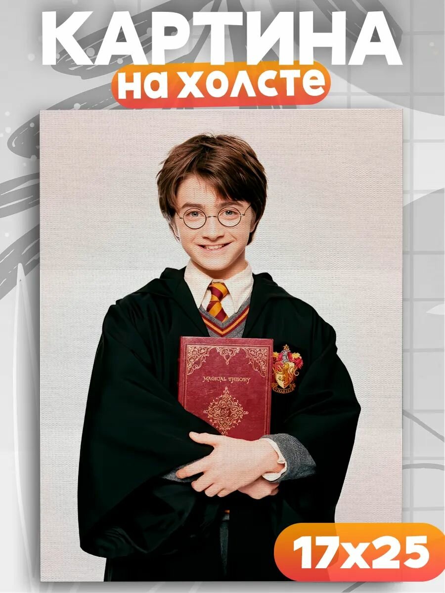 Картина на стену Гарри Поттер, на подрамнике, 1шт, 25х17 размер.