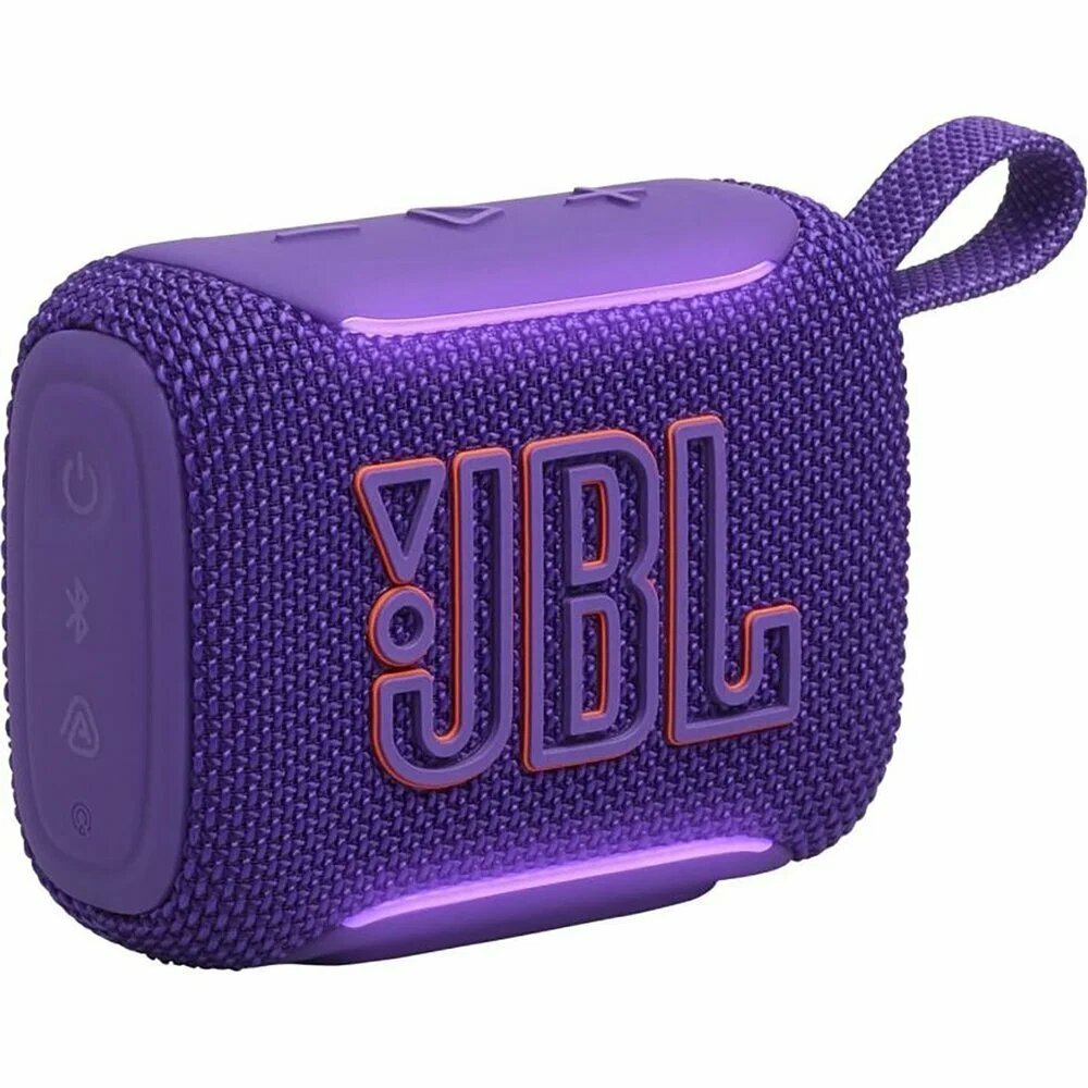 Беспроводной динамик JBL GO5, Bluetooth 6.0, влагозащита IP68, 1000 мАч, время работы до 8 часов фиолетовый