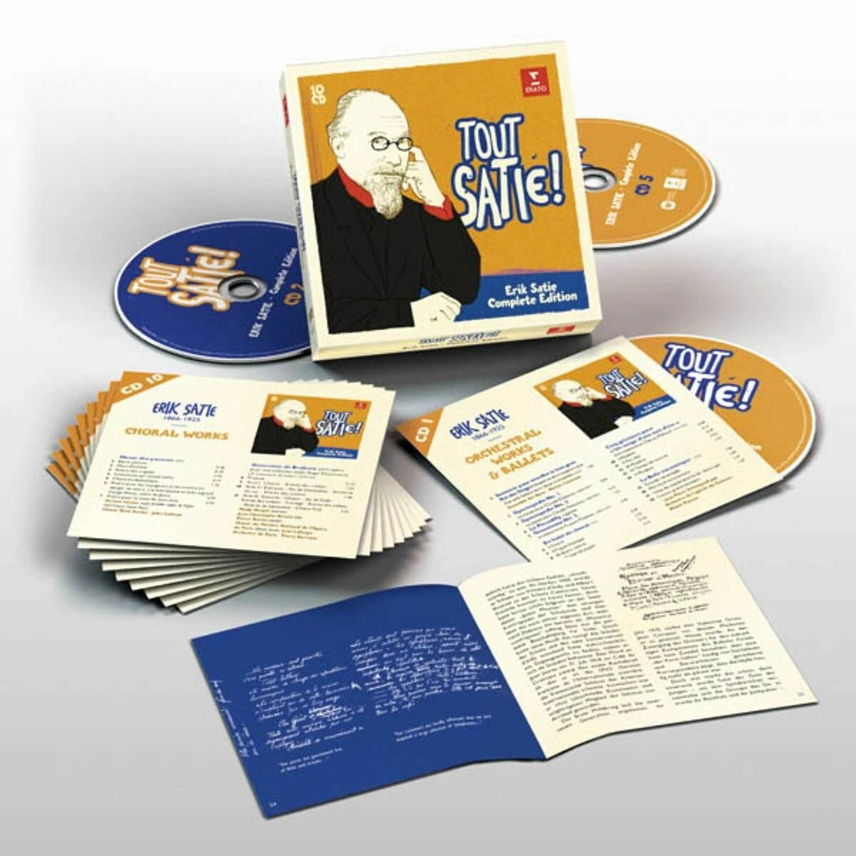 CD диск Various Artists - Satie: Complete Edition (10 CD) 2015, Papersleeves In Box